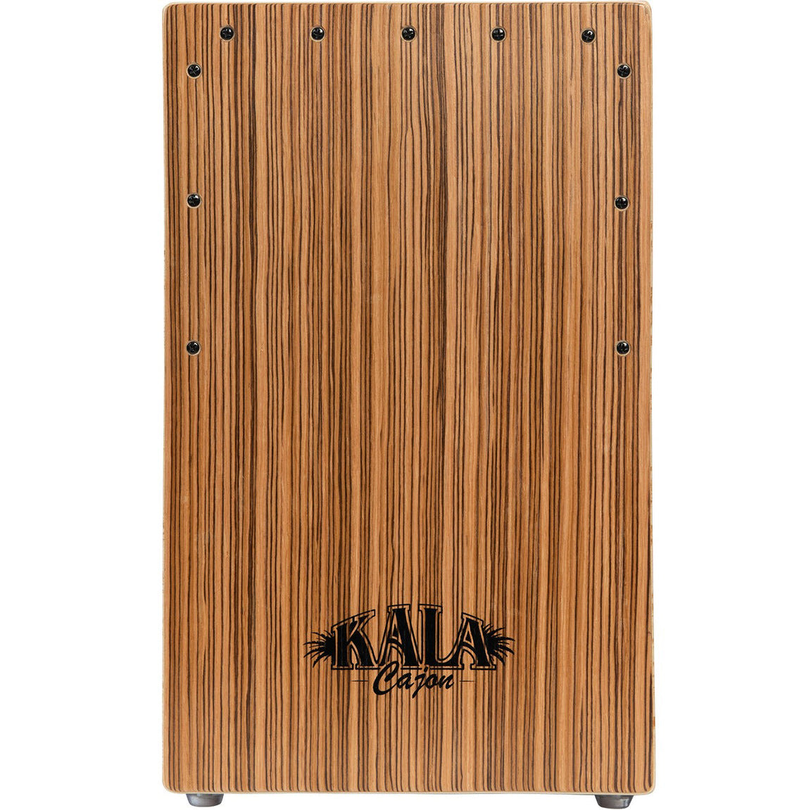 Kala KP-CAJON-ZEB Zebrawood Cajon – Easy Music Center