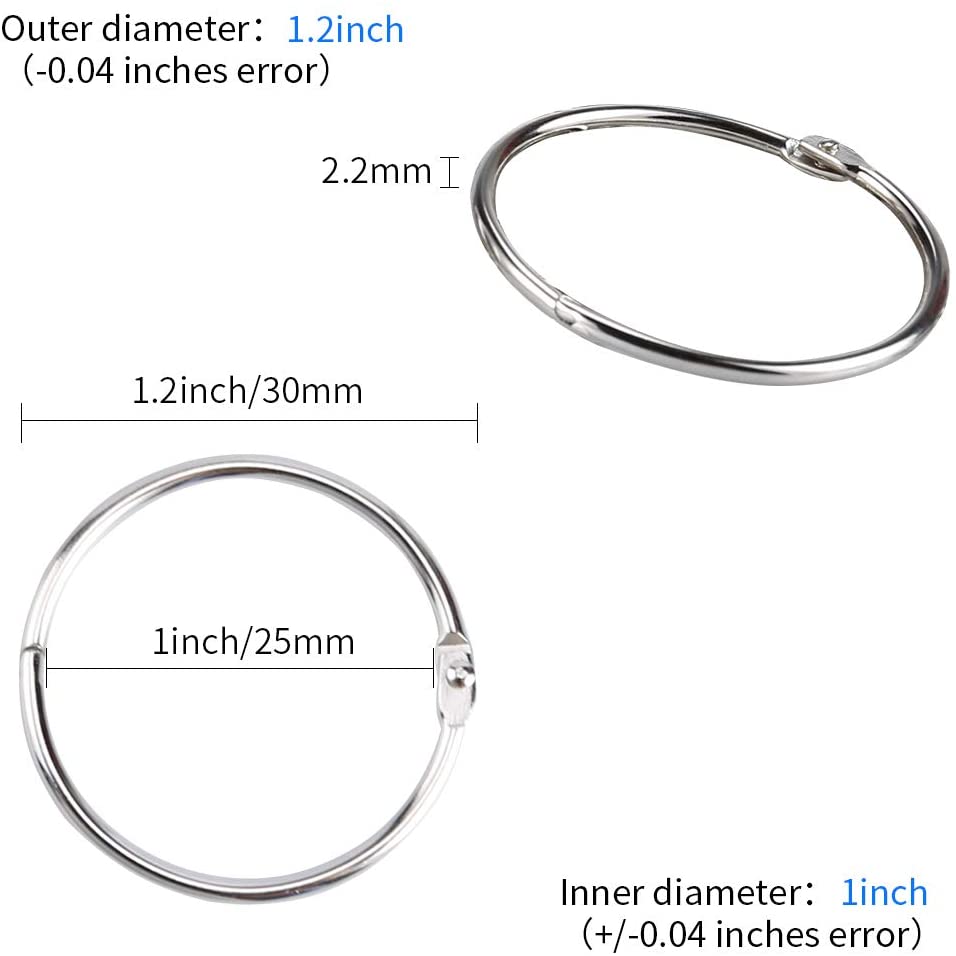 EMC FLIPBOOK-RING 1" Loose Leaf Flipbook Ring – Easy Music Center