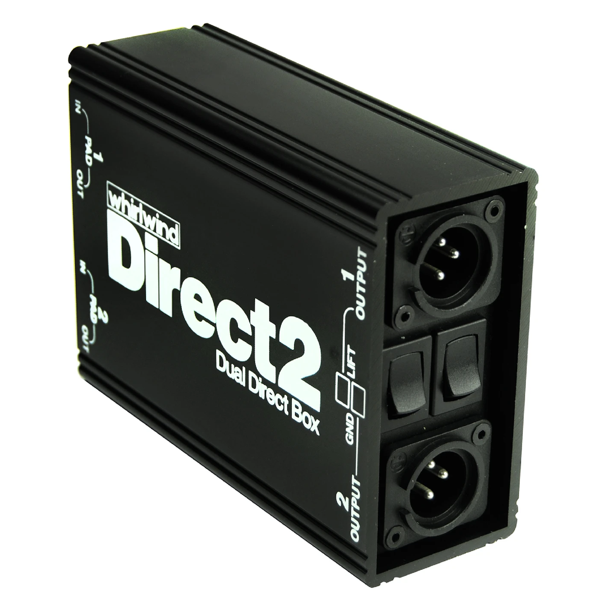 Whirlwind DIRECT2 2-Channel Passive Instrument Direct Box – Easy Music ...